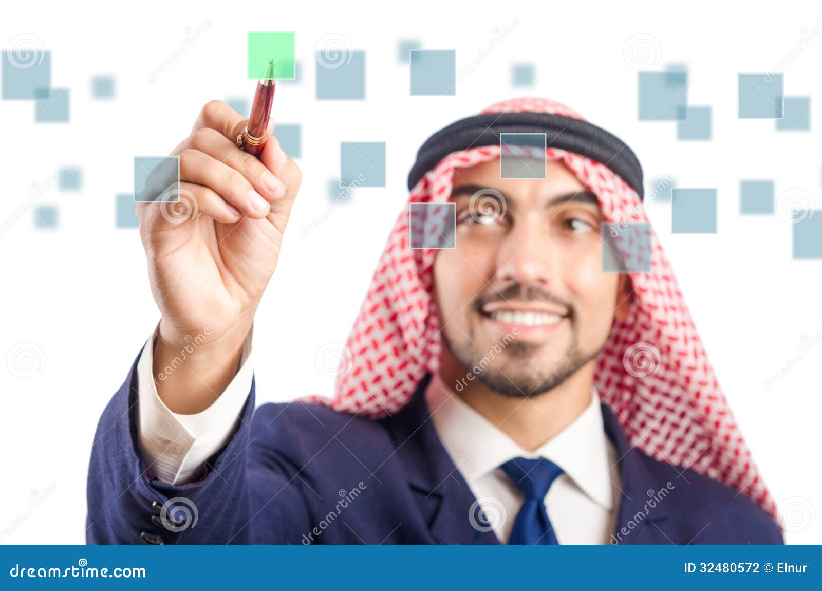 Arab man stock photo. Image of isolated, diversity, male - 32480572