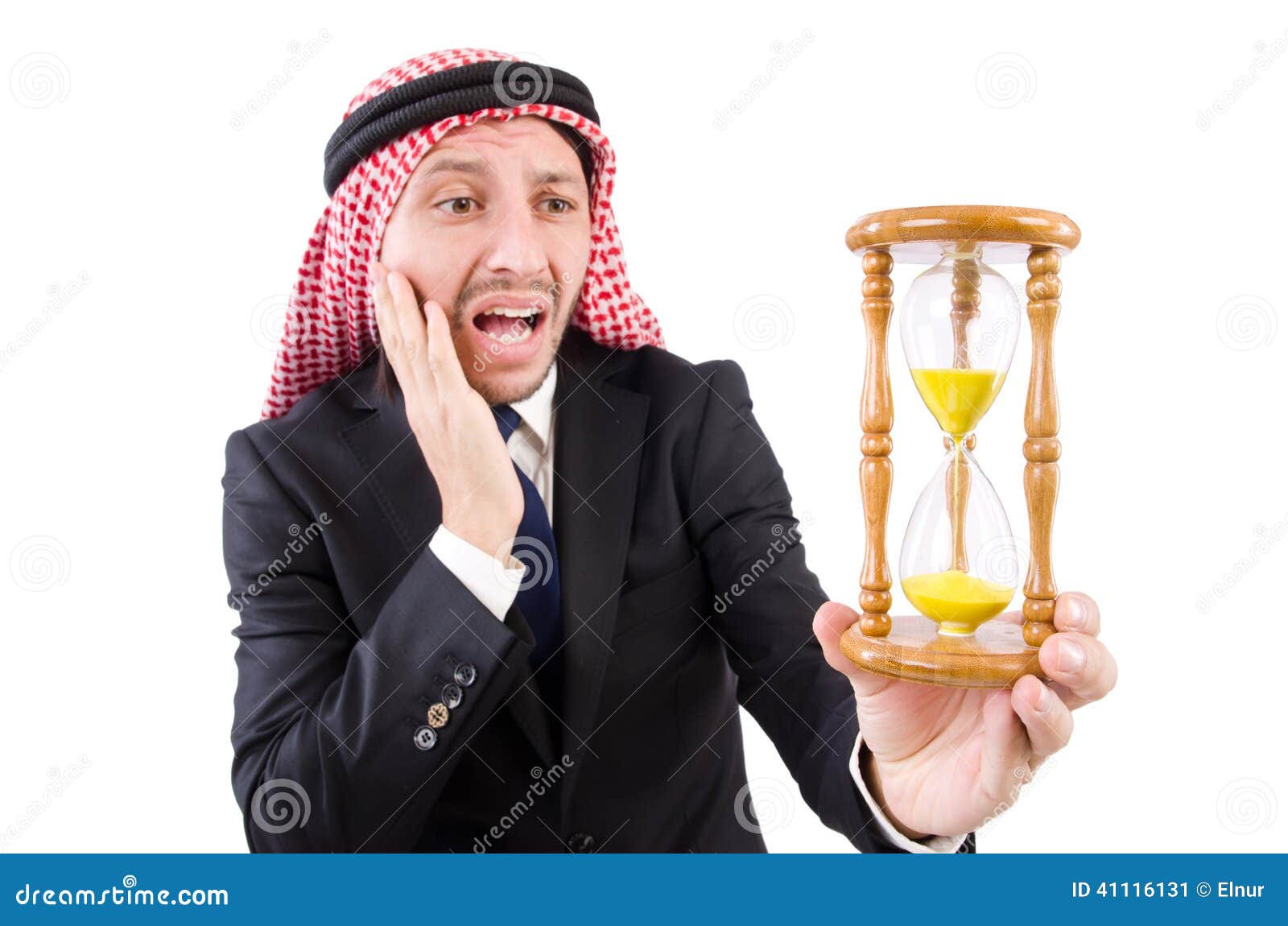 Arab man thinking stock image. Image of businessman, glass - 41116131