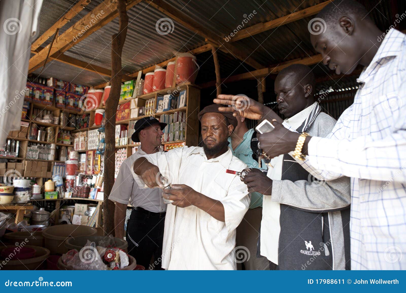 Arab Merchant Pushing Sack Barrow On Road Editorial Photo ...