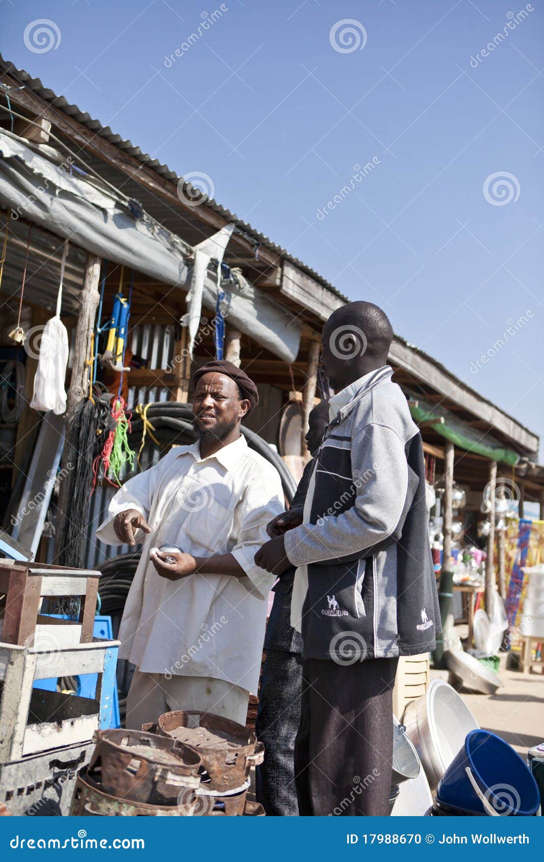 Arab Merchant Pushing Sack Barrow On Road Editorial Photo ...