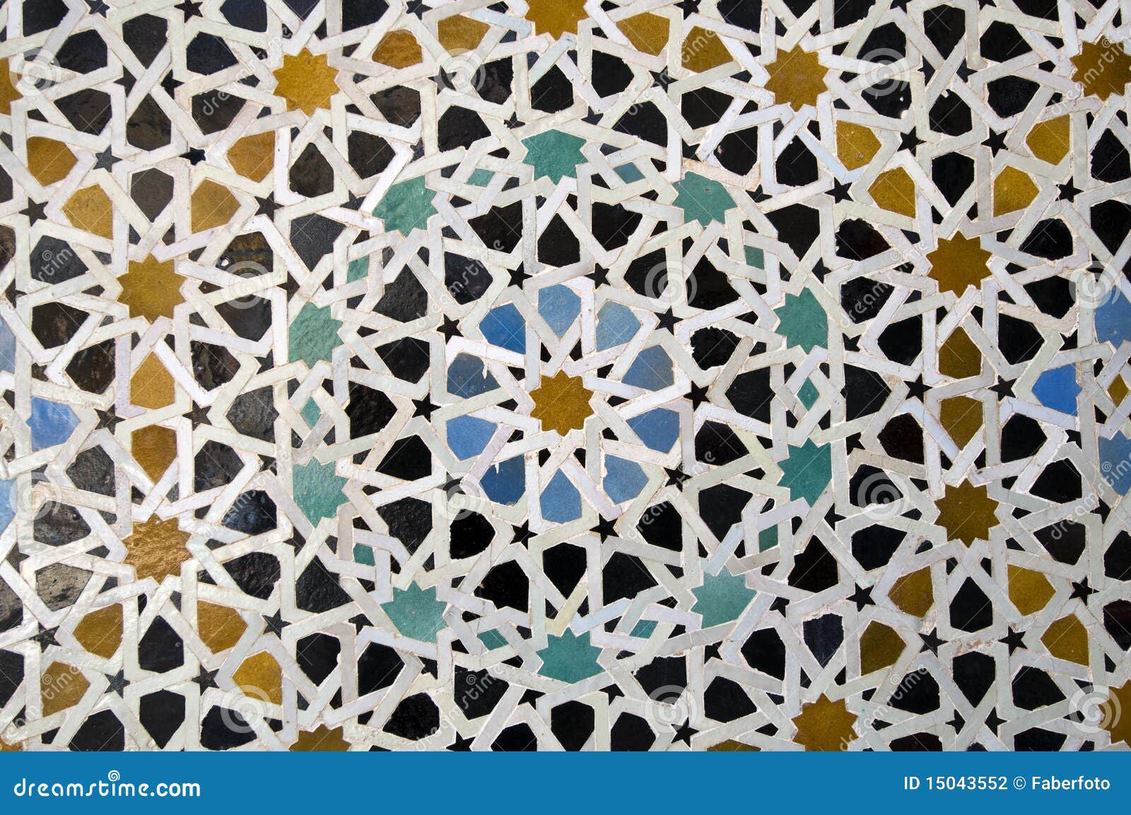 Arab mosaic stock photo. Image of mosque, green, arabic - 15043552