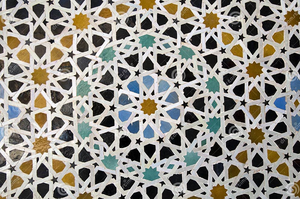 Arab mosaic stock photo. Image of mosque, green, arabic - 15043552