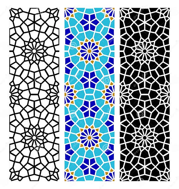 Arab Mosaic. Islamic Seamless Pattern. Stock Vector - Illustration of ...