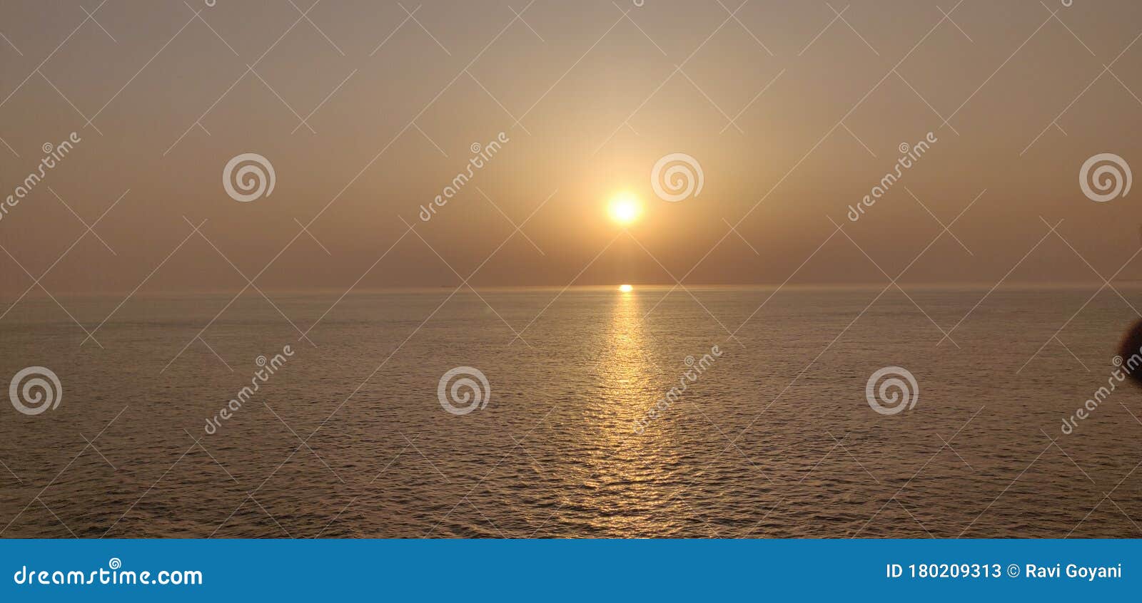 Arab ocean stock image. Image of horizon, shore, dawn - 180209313