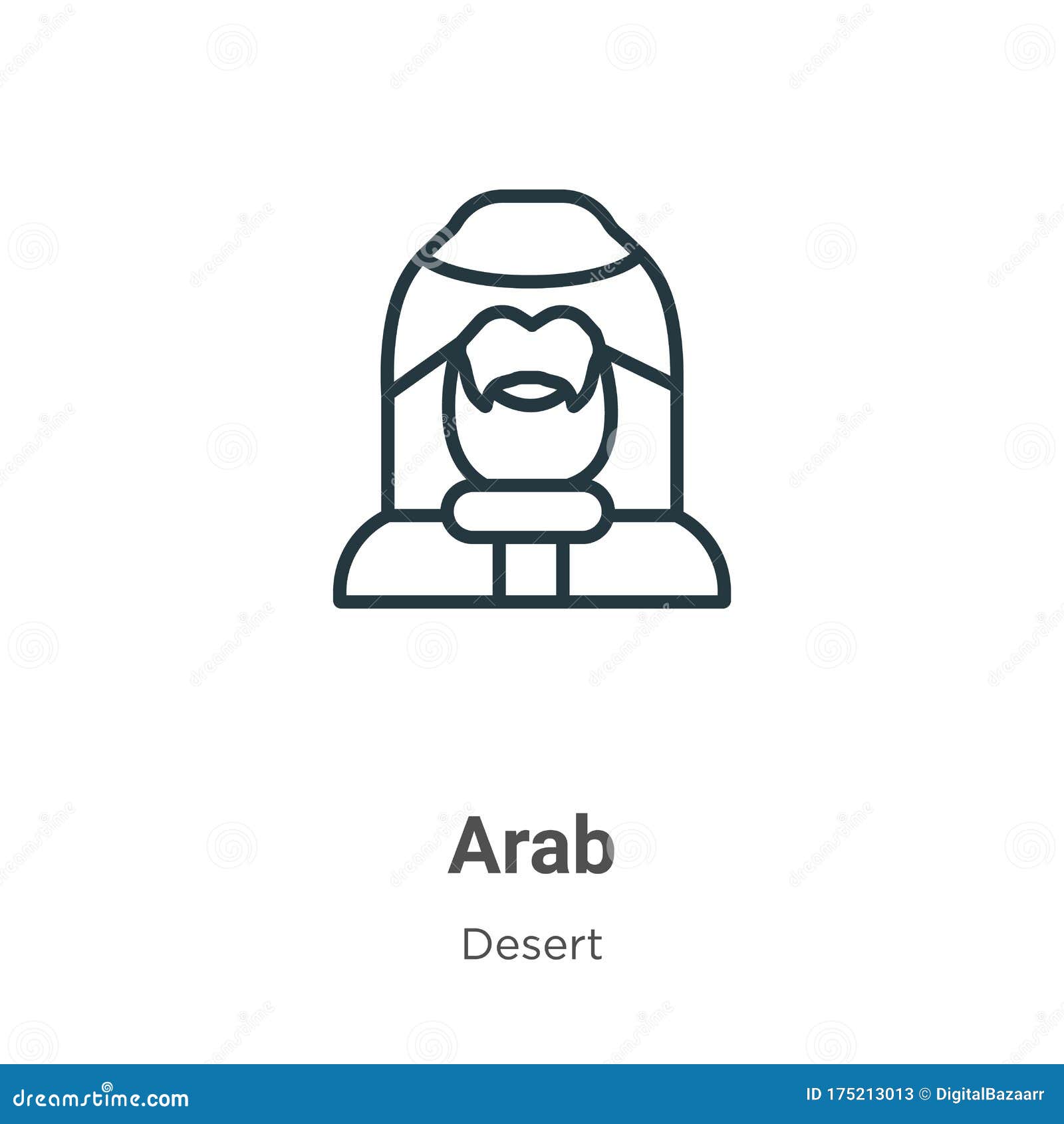 Arab Outline Stock Illustrations – 11,421 Arab Outline Stock ...