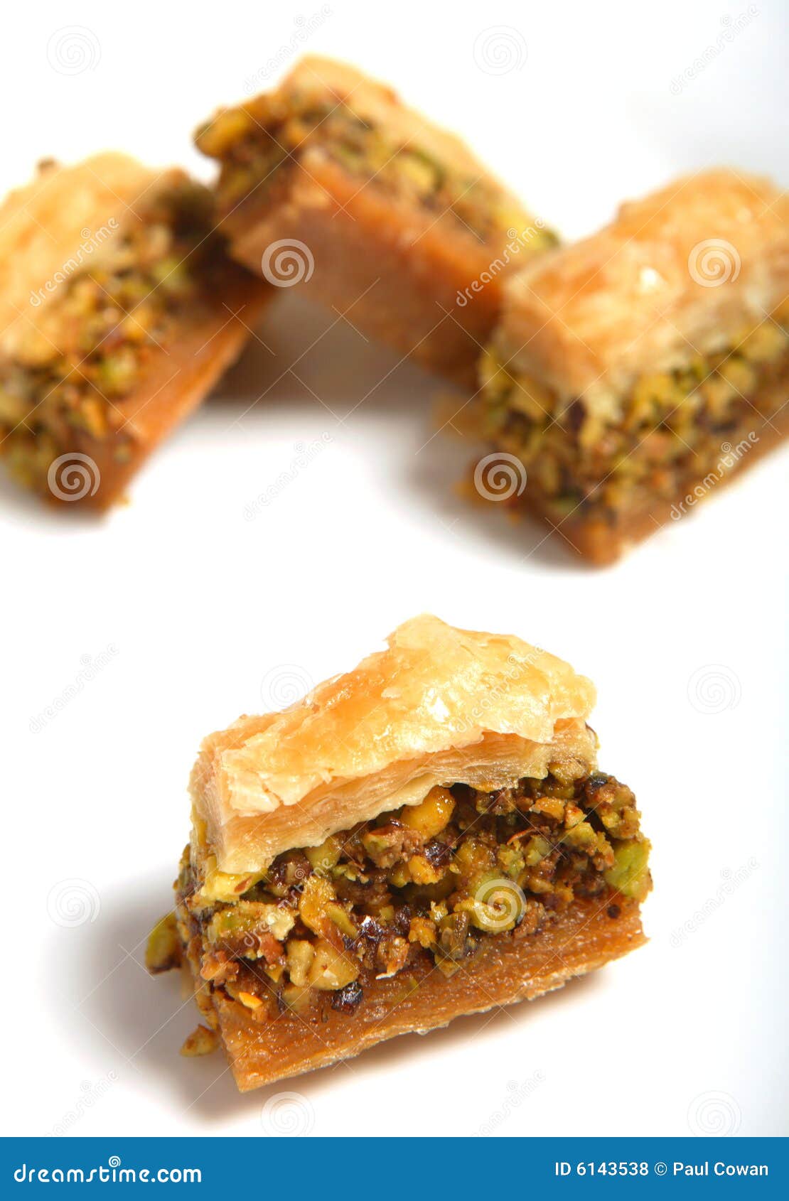Arab Pastichio Baklava Pastries Stock Photo - Image of filling, gift ...