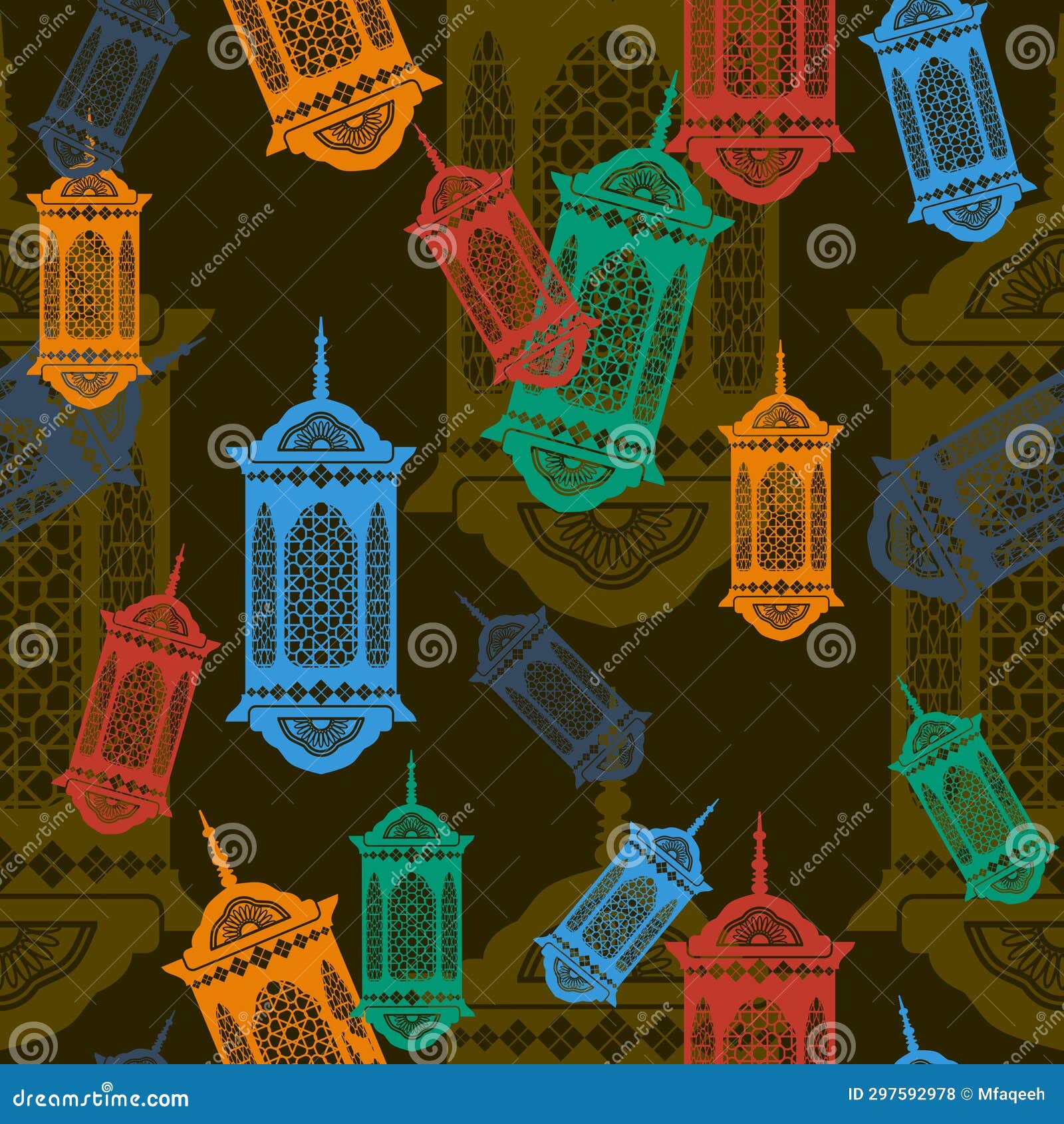 Ramadan Lamp Set Vector. Islam. Kareem Lamp. Lantern Design. Mubarak ...