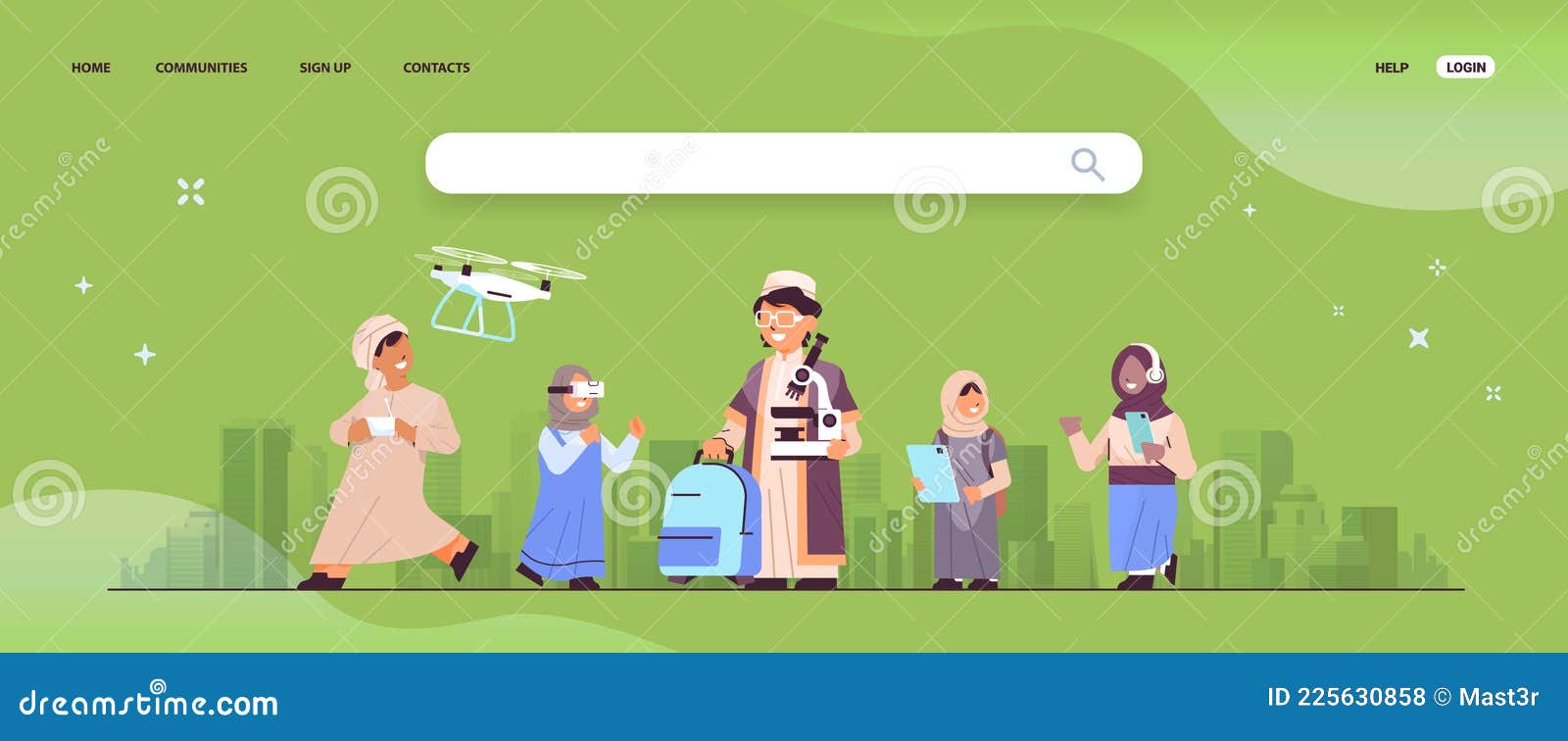 Schoolchildren Using Digital Gadgets Mix Race Pupils Discussing In Web ...