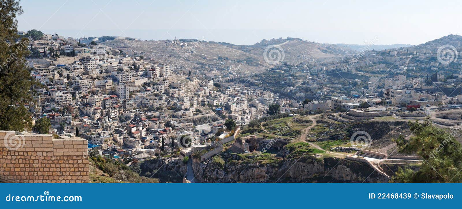 Arab Silwan Neighborhood in East Jerusalem Stock Image - Image of ...