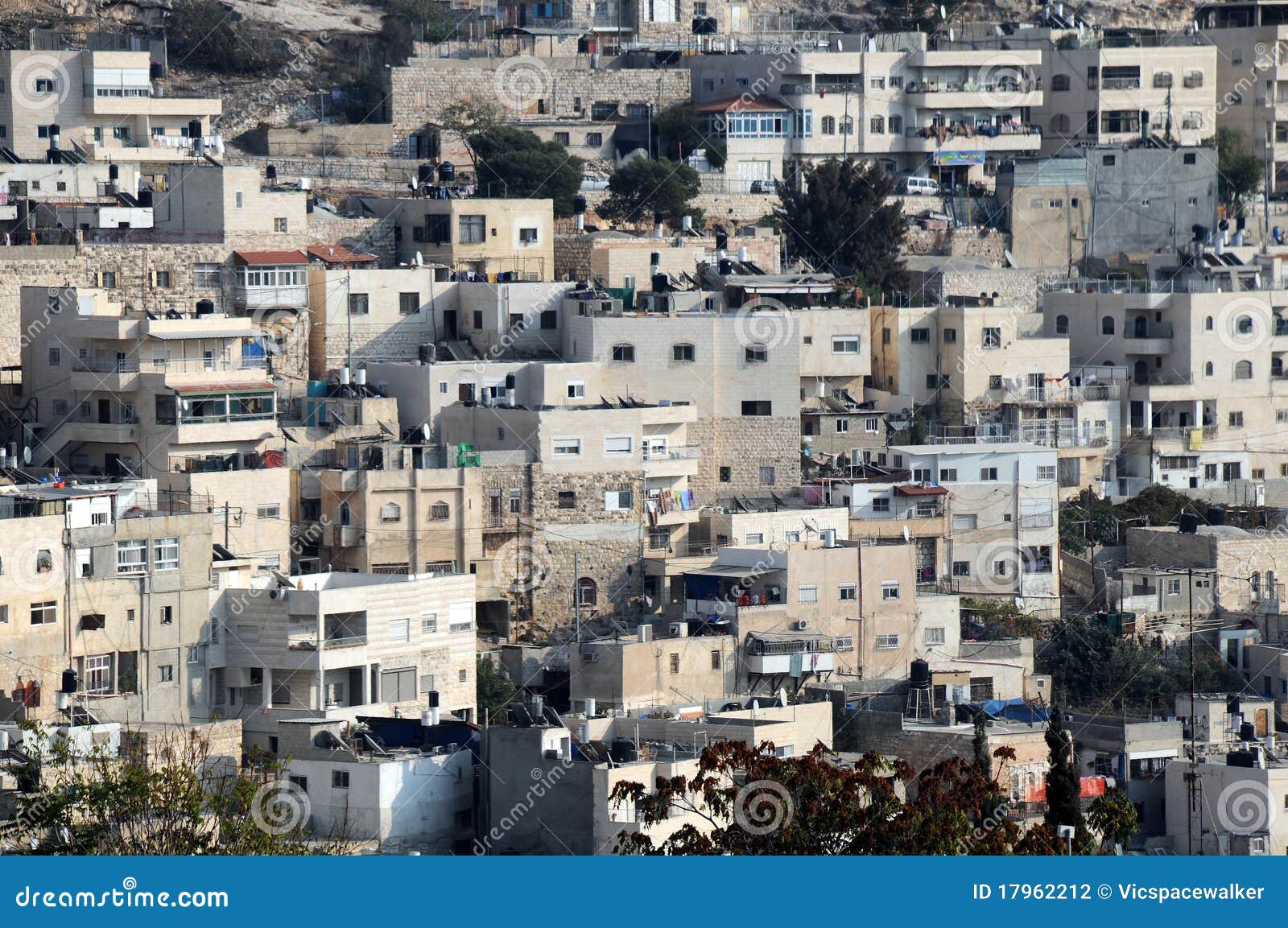Arab Silwan Village in Jerusalem Stock Photo - Image of israel ...