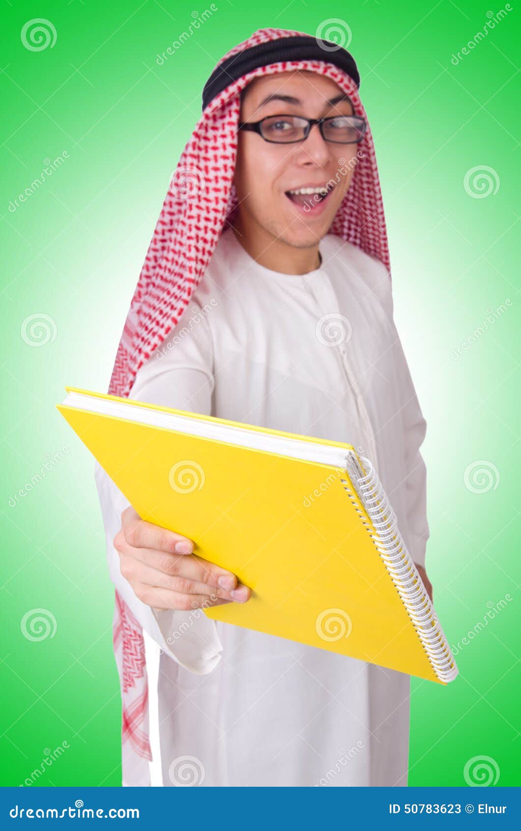 Arab student stock image. Image of headscarf, dishdasha - 50783623