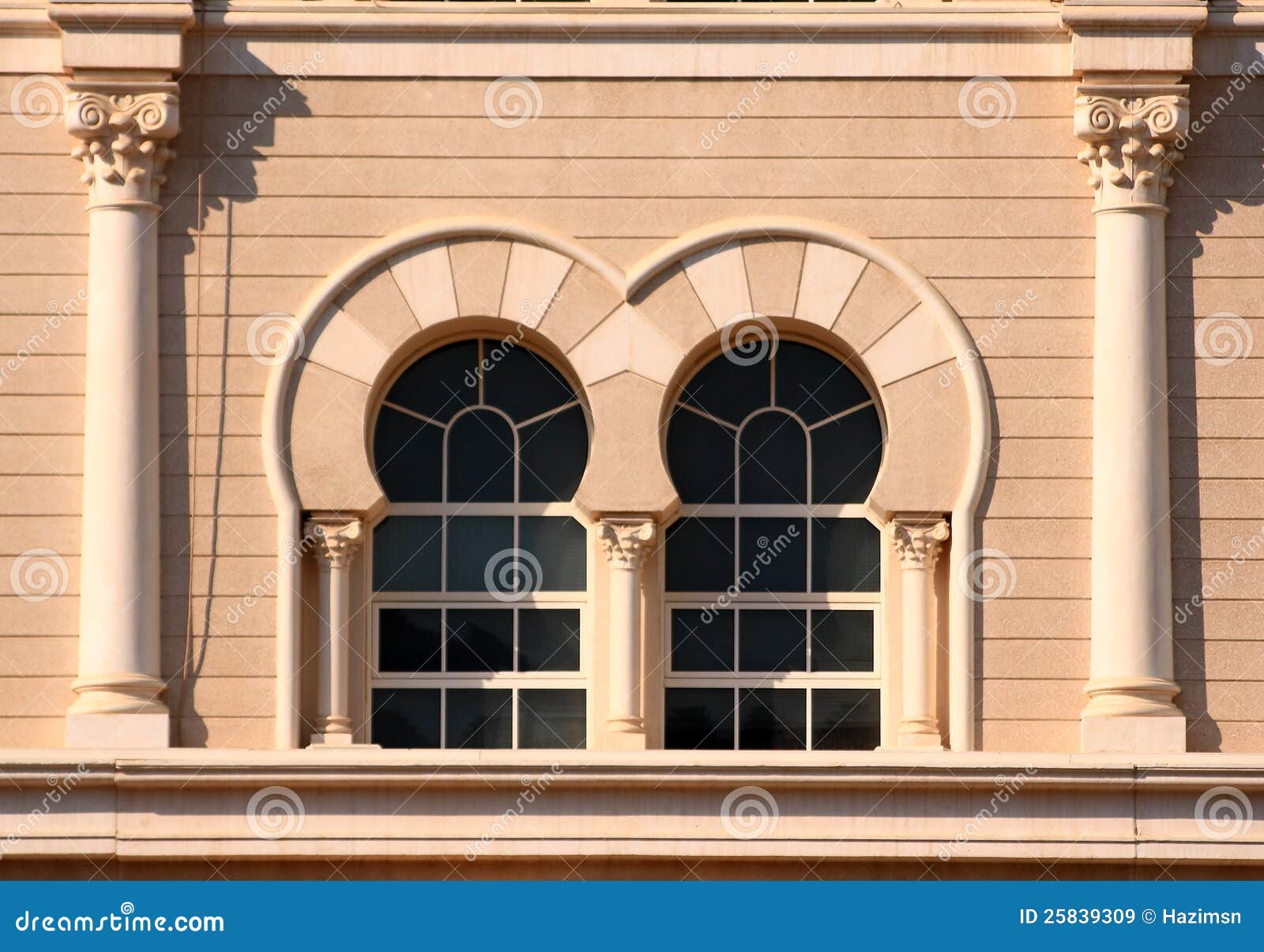 Arab style window stock image. Image of symmetrical, shadows - 25839309