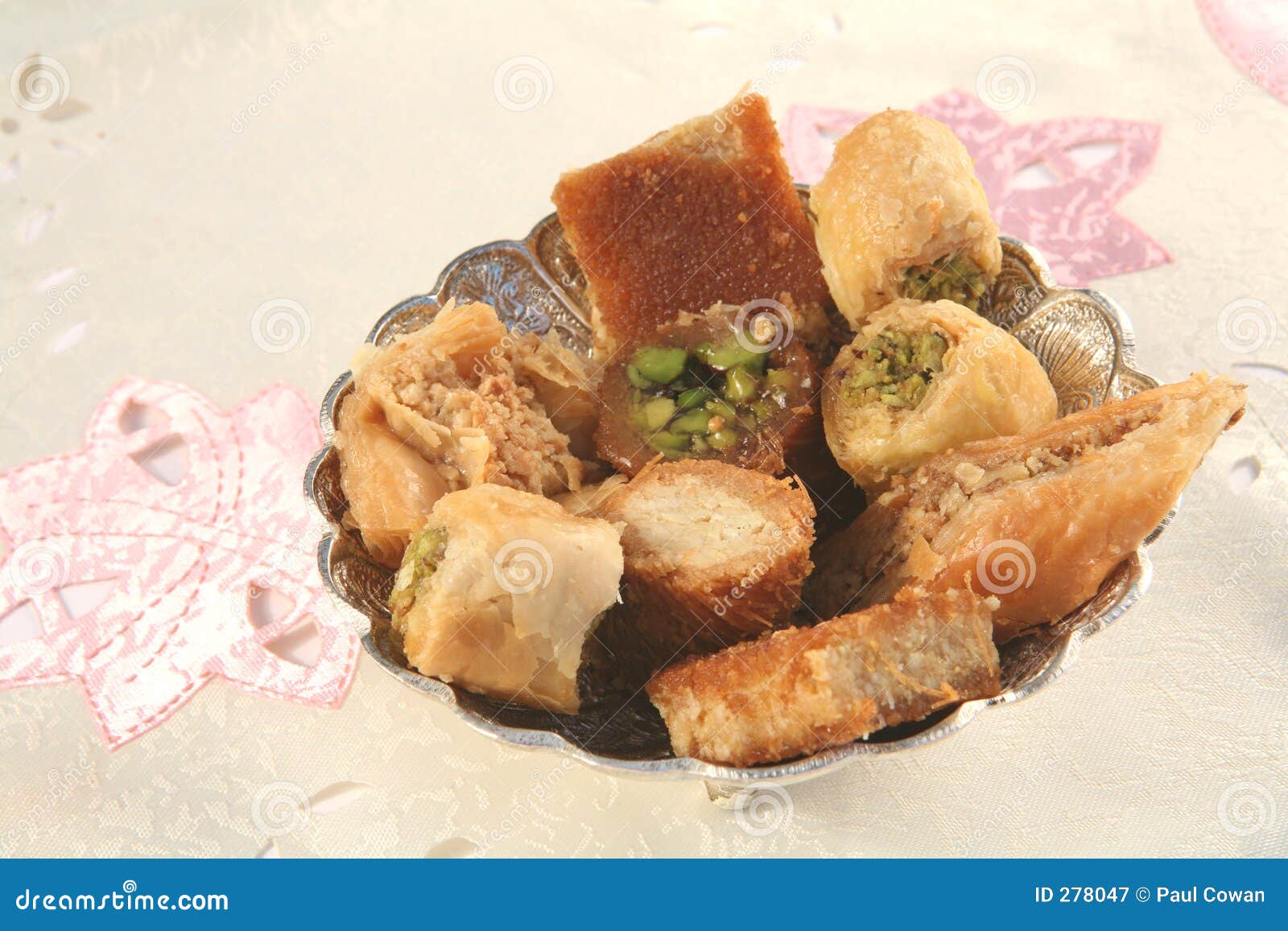 Arab sweet pastries stock image. Image of lebanon, baked - 278047
