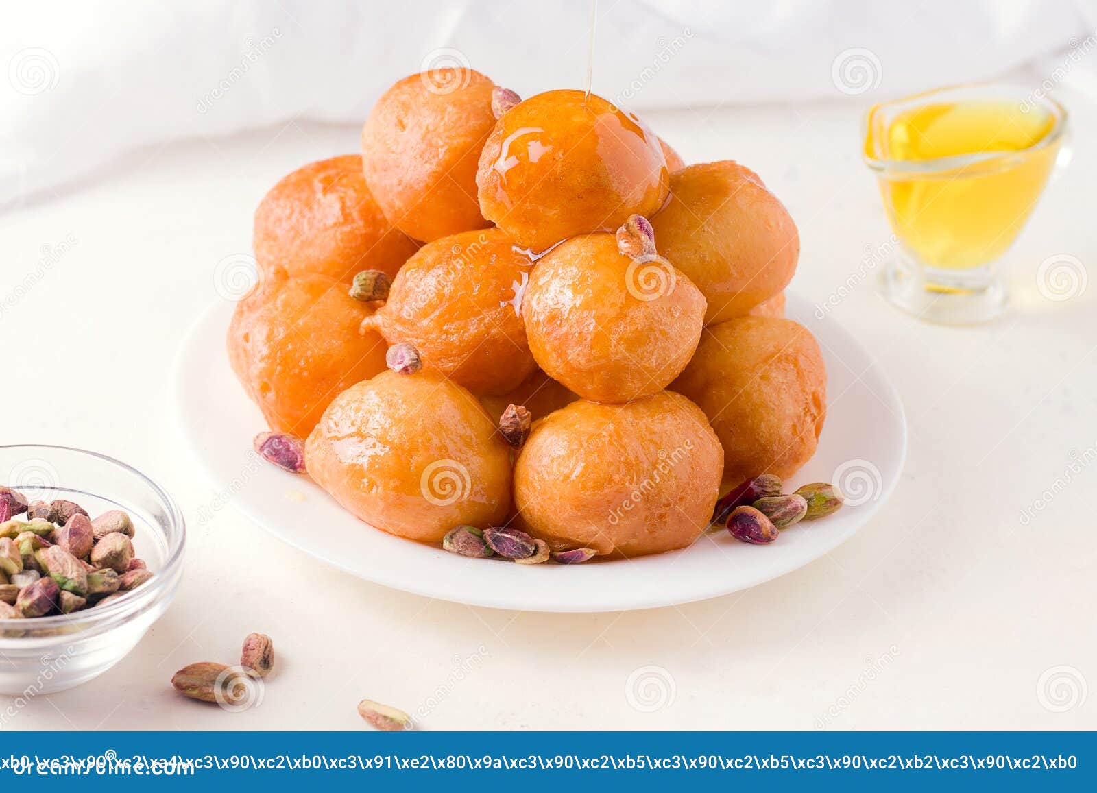 Arab Sweets. Traditional Eid Semolina Maamoul Or Mamoul Cookies With ...
