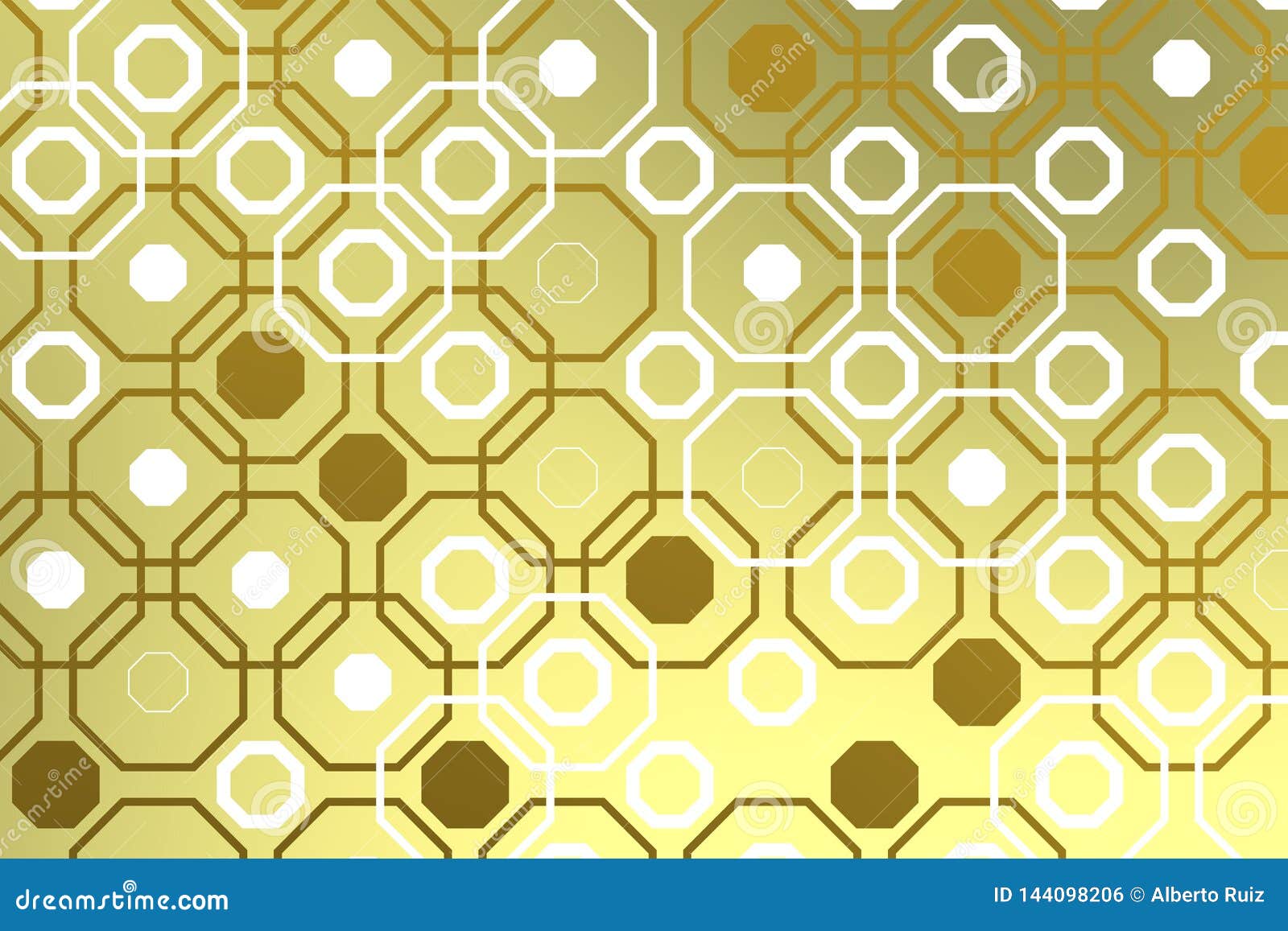 Arab Tech Background With Blue Octagon Stock Photo | CartoonDealer.com ...