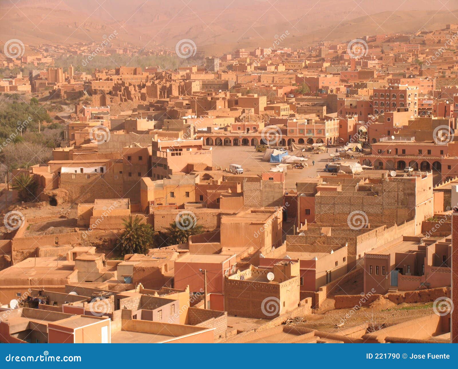 Arab town stock photo. Image of roof, city, africa, poor - 221790