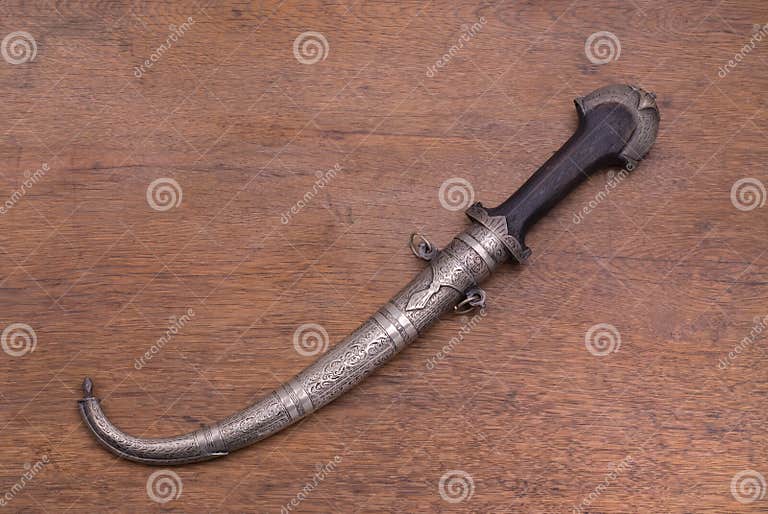 Arab traditional dagger stock photo. Image of bedu, fight - 8386740