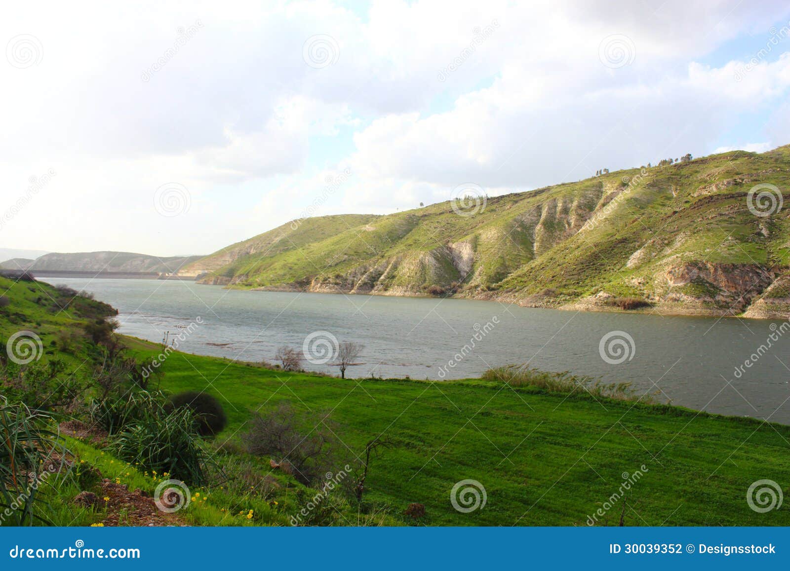 Arab Valley Dam stock photo. Image of irbid, flowing - 30039352