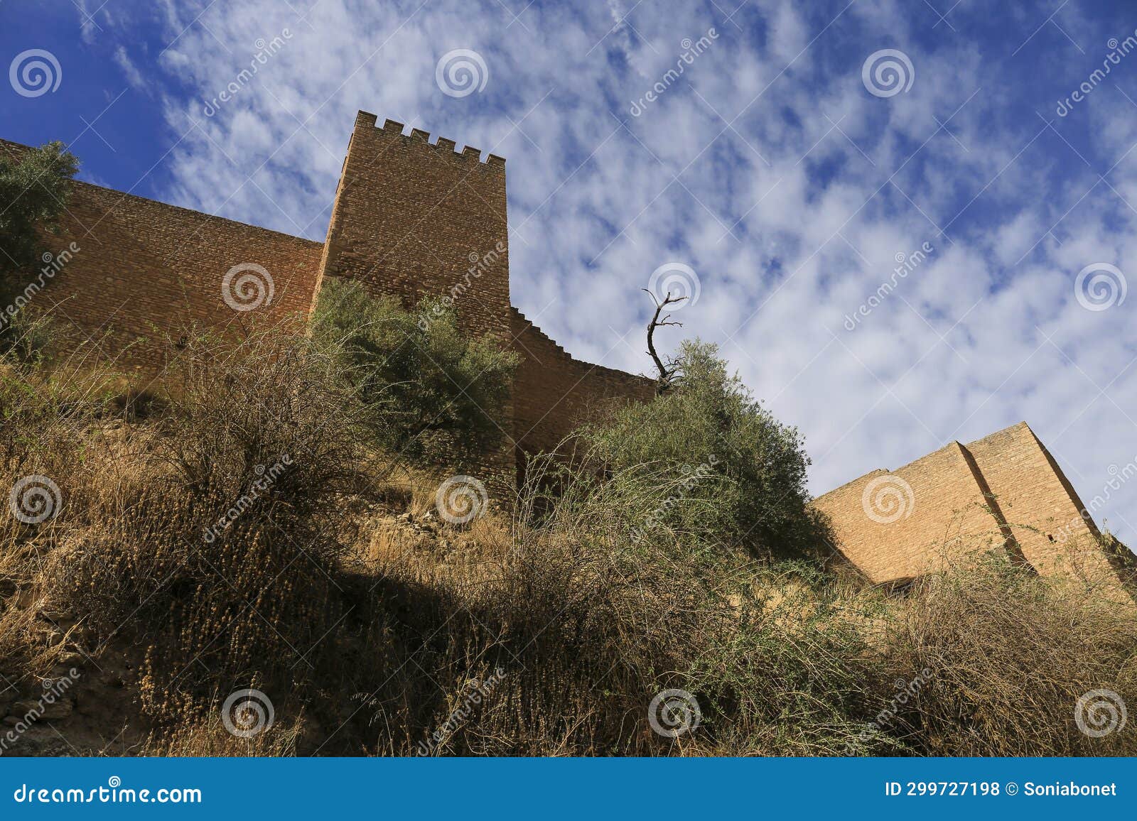 The Arab Walls of Ronda City, Malaga Stock Photo - Image of european ...