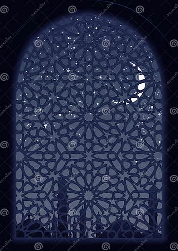 Arab Window stock vector. Illustration of arch, spirituality - 11029289
