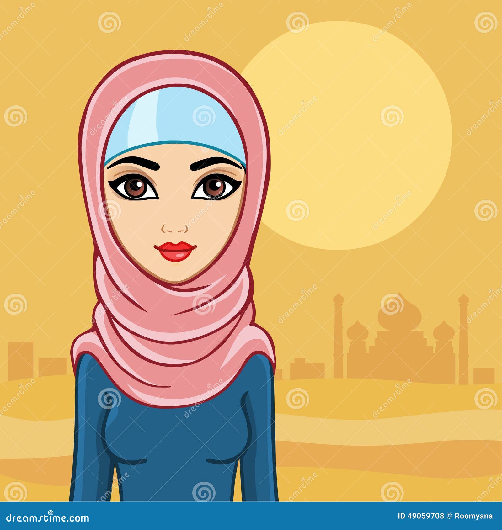 Arab Woman Teacher Vector Characters Set. Saudi Arabian Female ...