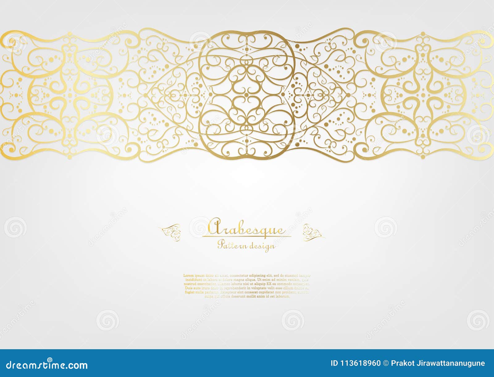 Arabesque Abstract Element Gold Background Border Vector Stock Vector ... Arabesque Abstract Element Gold Background Border Vector Stock Vector ...