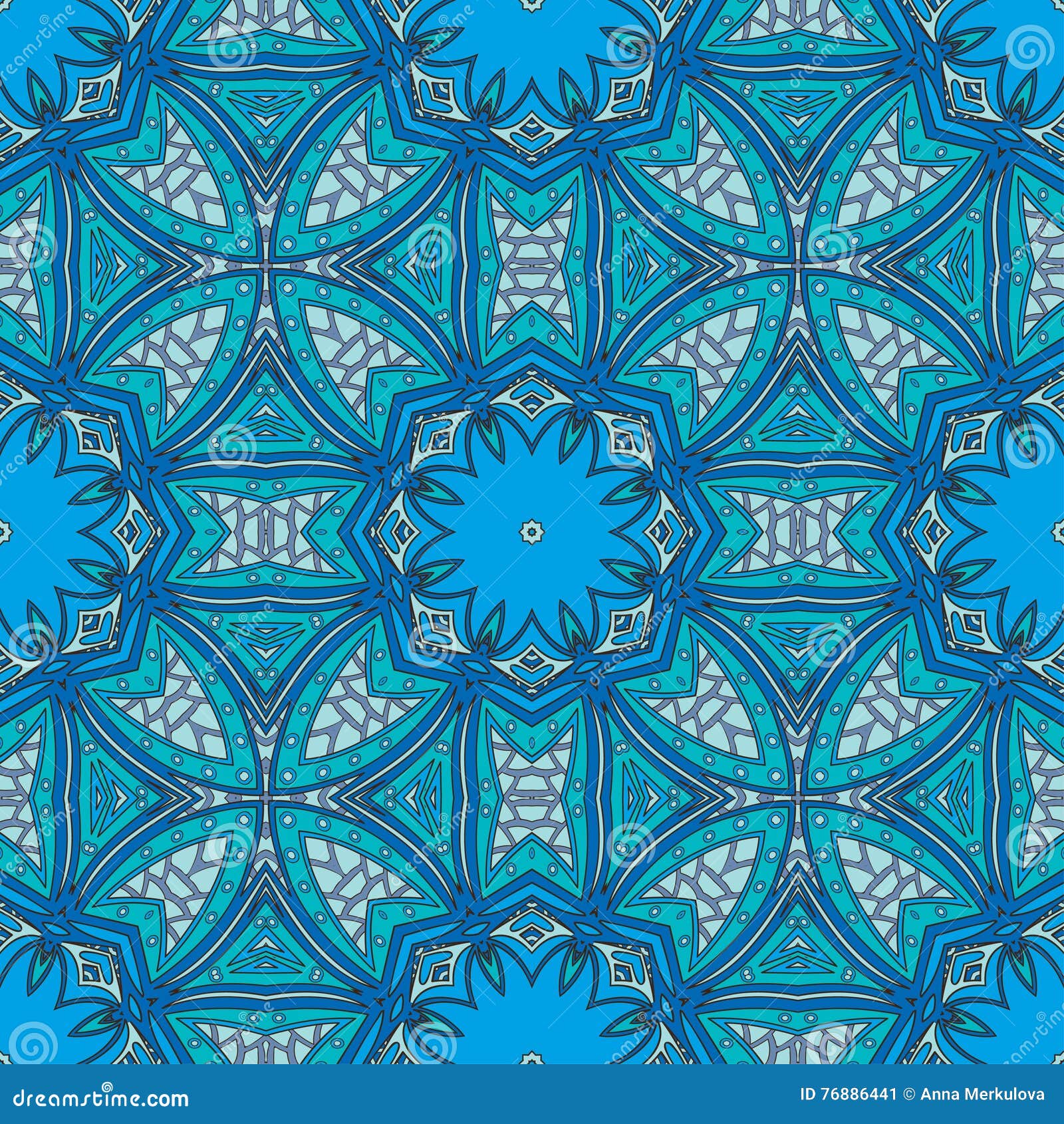 Arabesque stock vector. Illustration of asia, abstract - 76886441