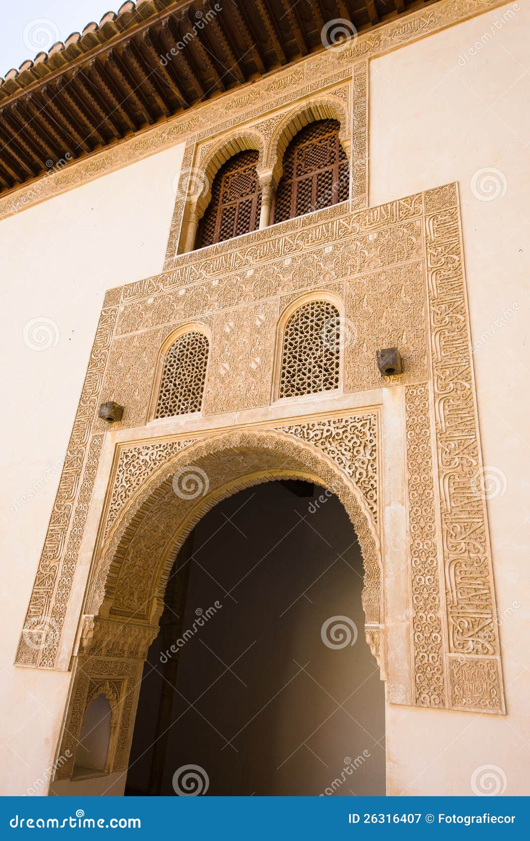 Arabesque Arches stock image. Image of andalucia, andalusialaquo - 26316407