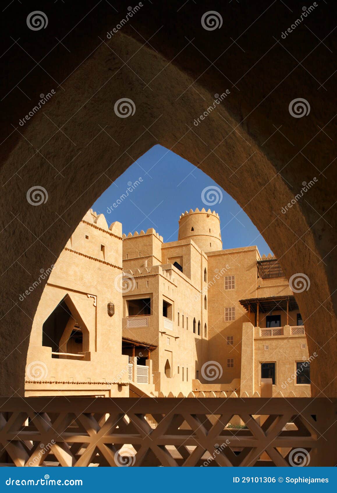 Arabesque Architectural Detail Showing Arches Stock Photo - Image of ...