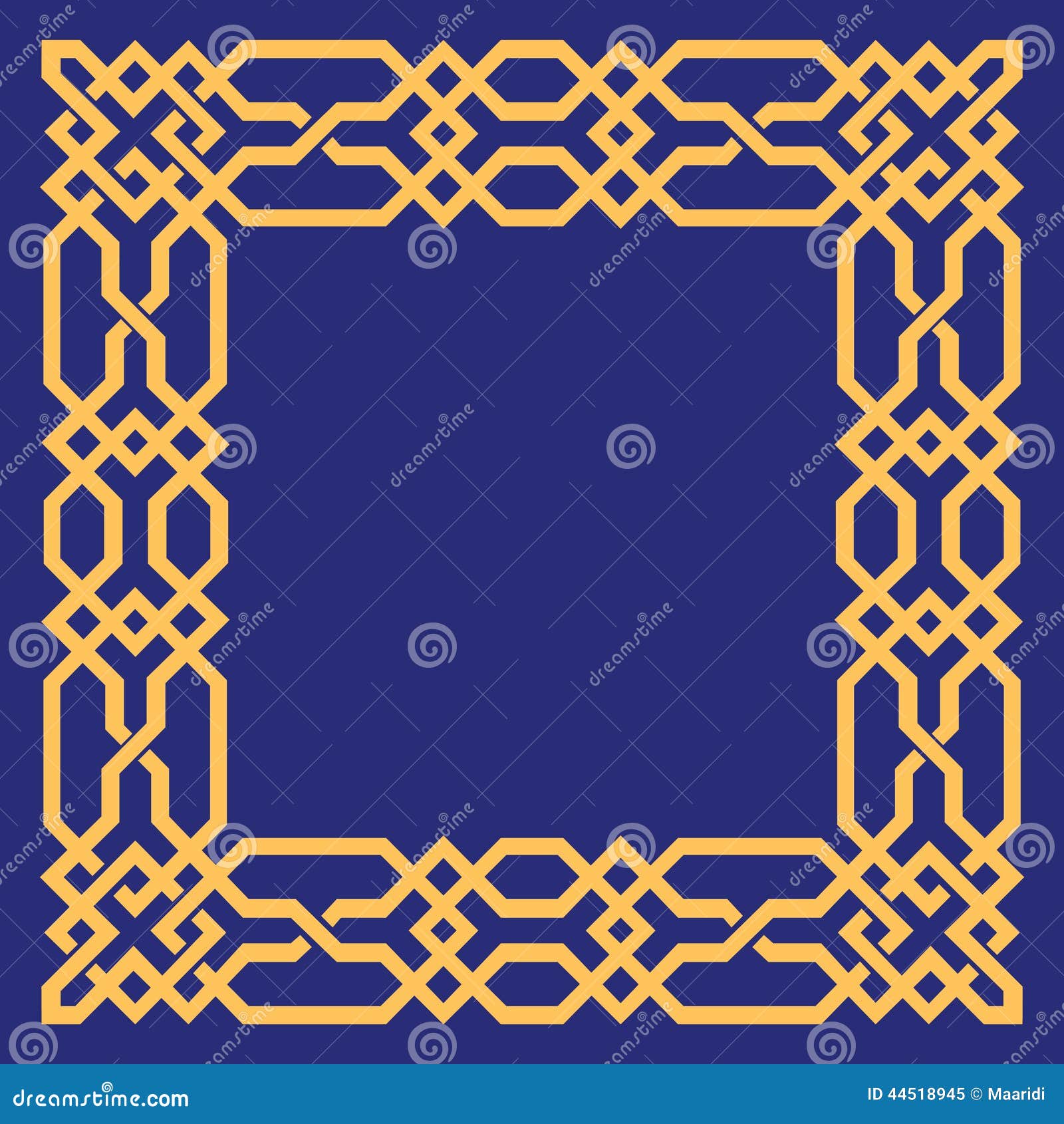 Arabesque Border Design