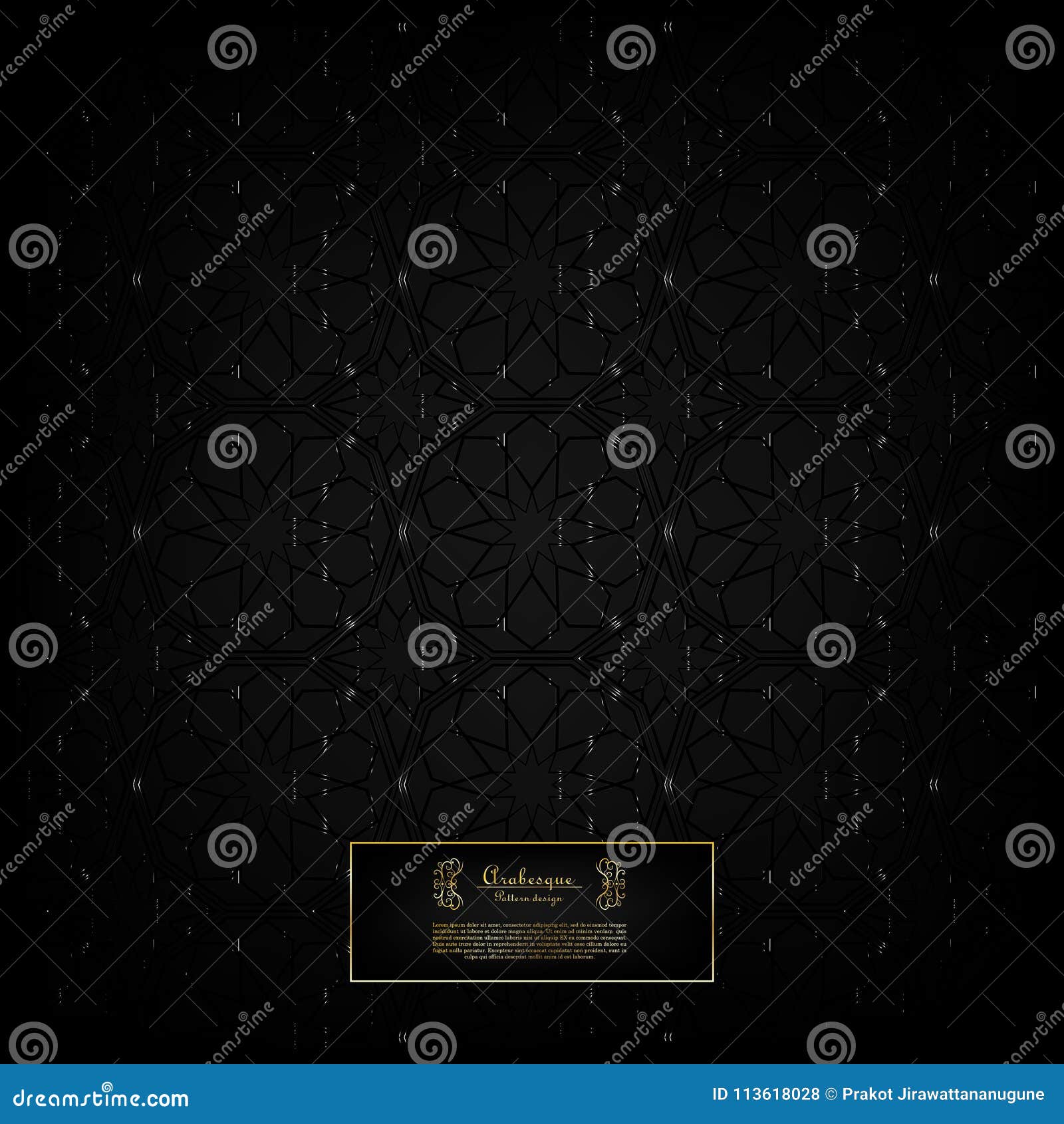 Arabesque Darker Than Black Abstract Element Classic Background Stock ... Arabesque Darker Than Black Abstract Element Classic Background Stock ...