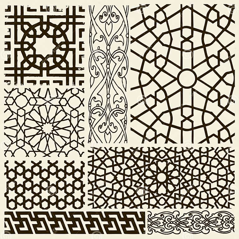 Arabesque Designs stock vector. Illustration of mosque - 21834379