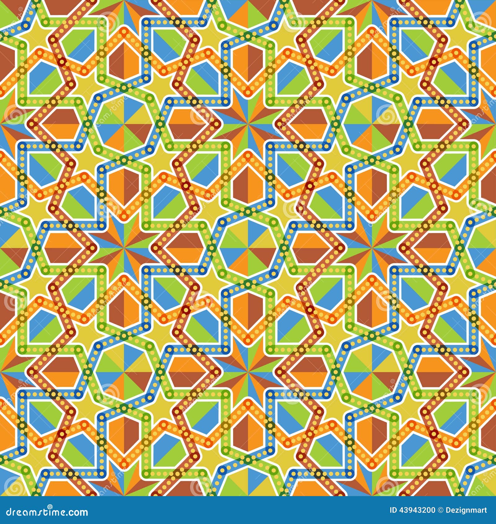 Arabesque Geometric Patterns Stock Vector - Illustration of arab, motif ...