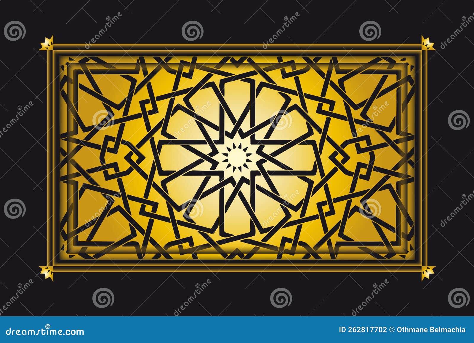 Arabesque Golden Pattern Background Gold Luxury Background Islamic ...