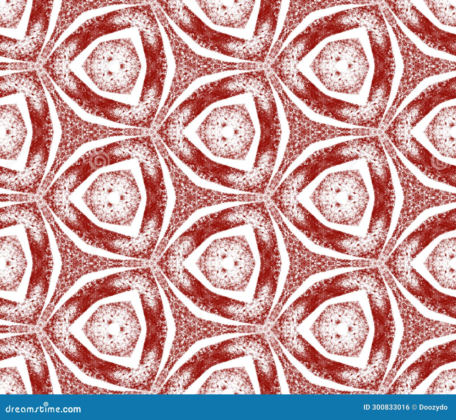 Arabesque Hand Drawn Pattern. Maroon Stock Illustration - Illustration ...