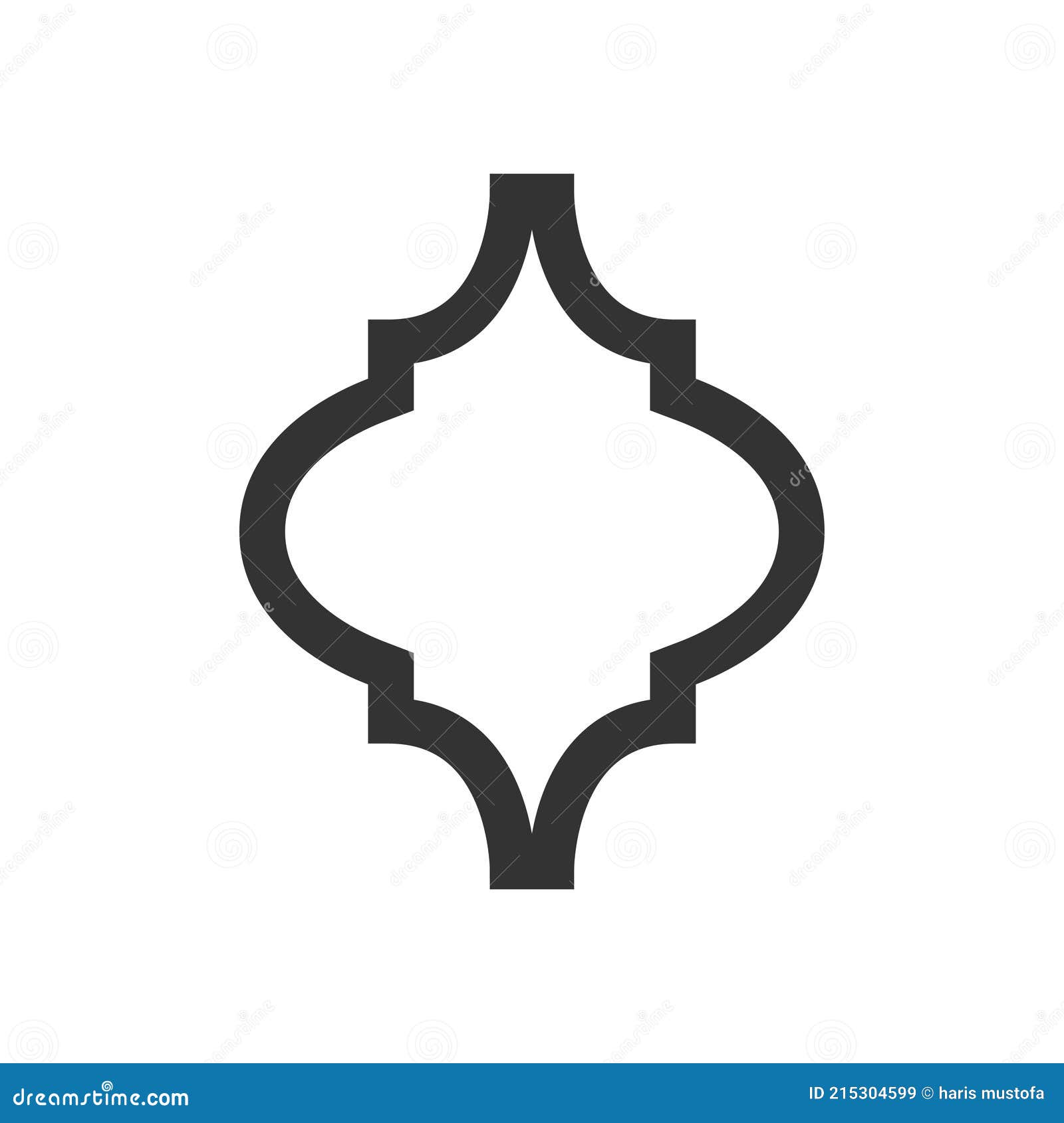 Arabesque Icon Design Template Vector Stock Vector - Illustration of ...