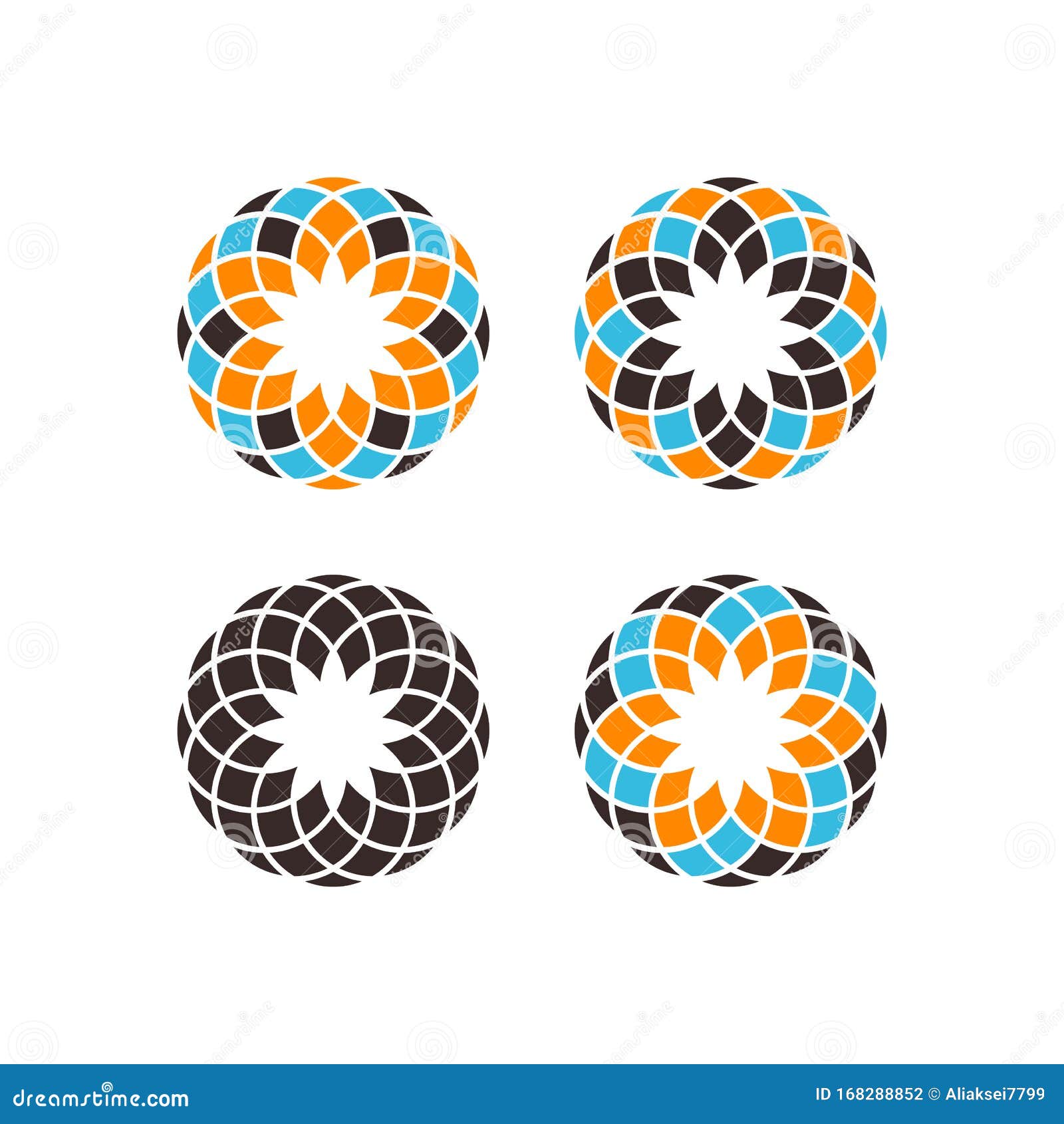 Arabesque. Icon set stock vector. Illustration of islamic - 168288852