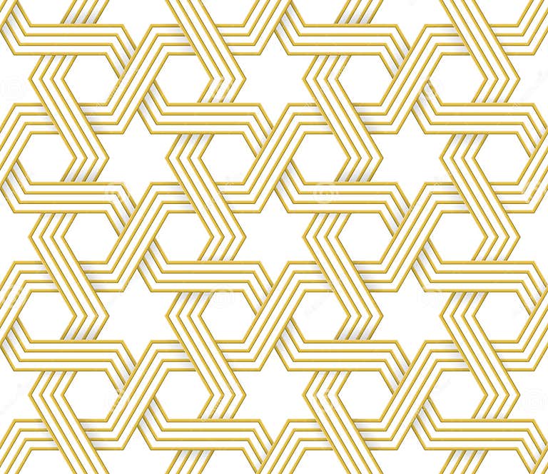 Arabesque Islamic Geometric Vector Pattern Stock Vector - Illustration ...