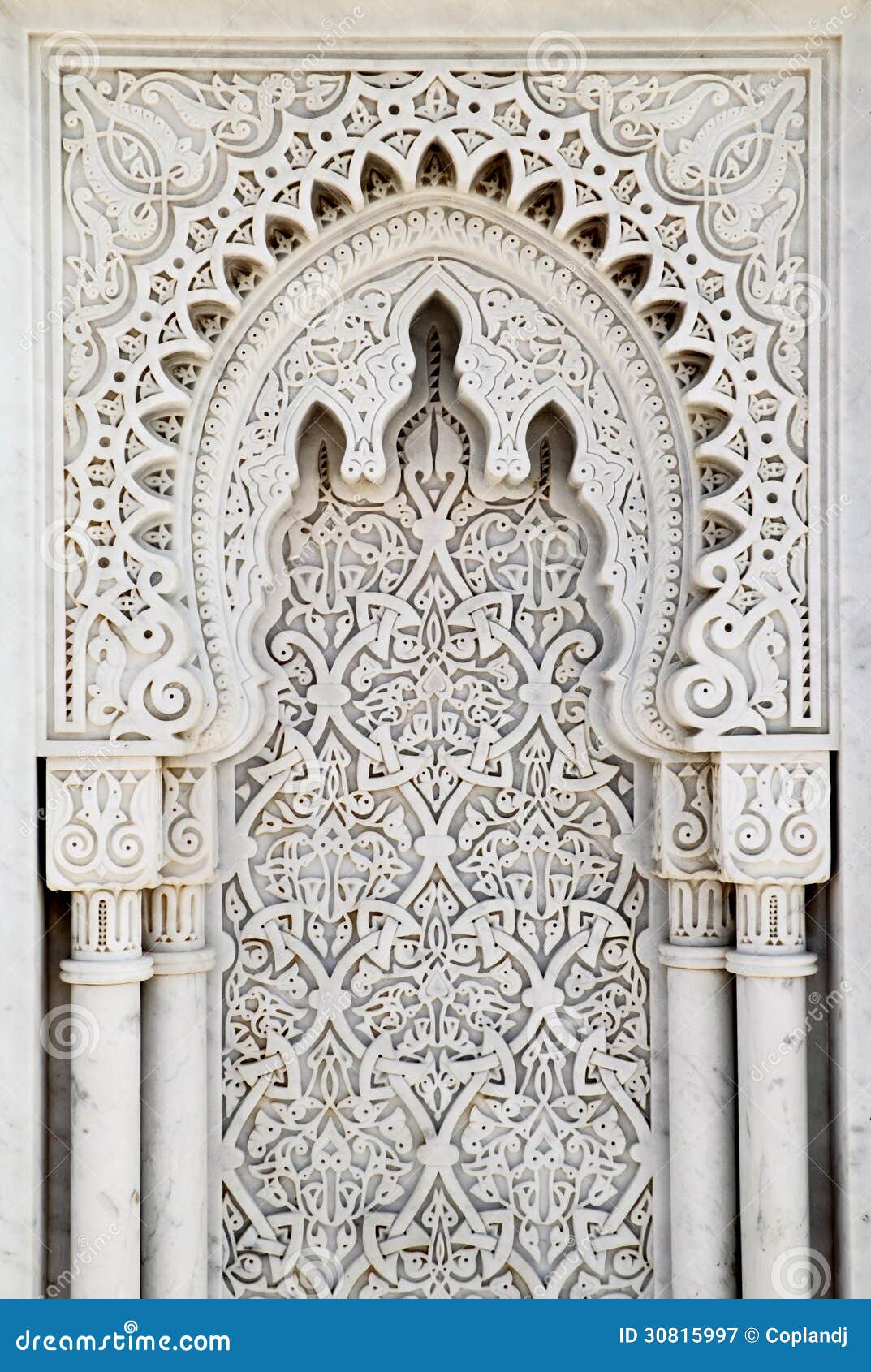 Arabesque marble panel stock image. Image of arabesque - 30815997