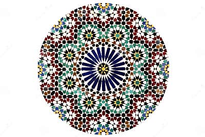 Arabesque Mosaic Pattern stock photo. Image of circular - 31045358