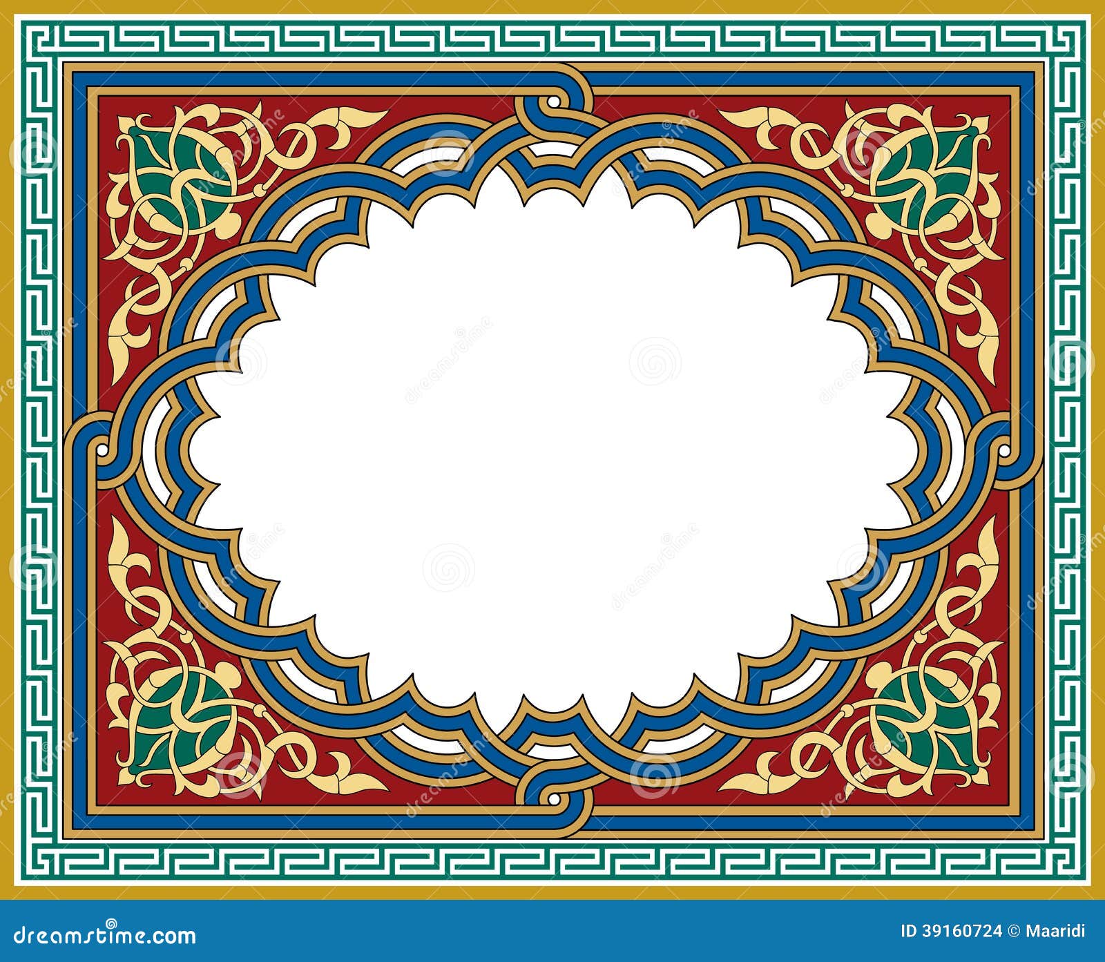 Arabesque Pattern Fanoos Cartoon Vector | CartoonDealer.com #147004881