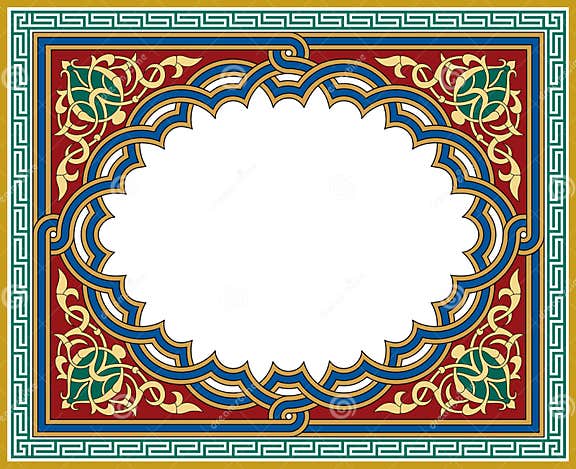 Arabesque pattern stock vector. Illustration of decoration - 39160724