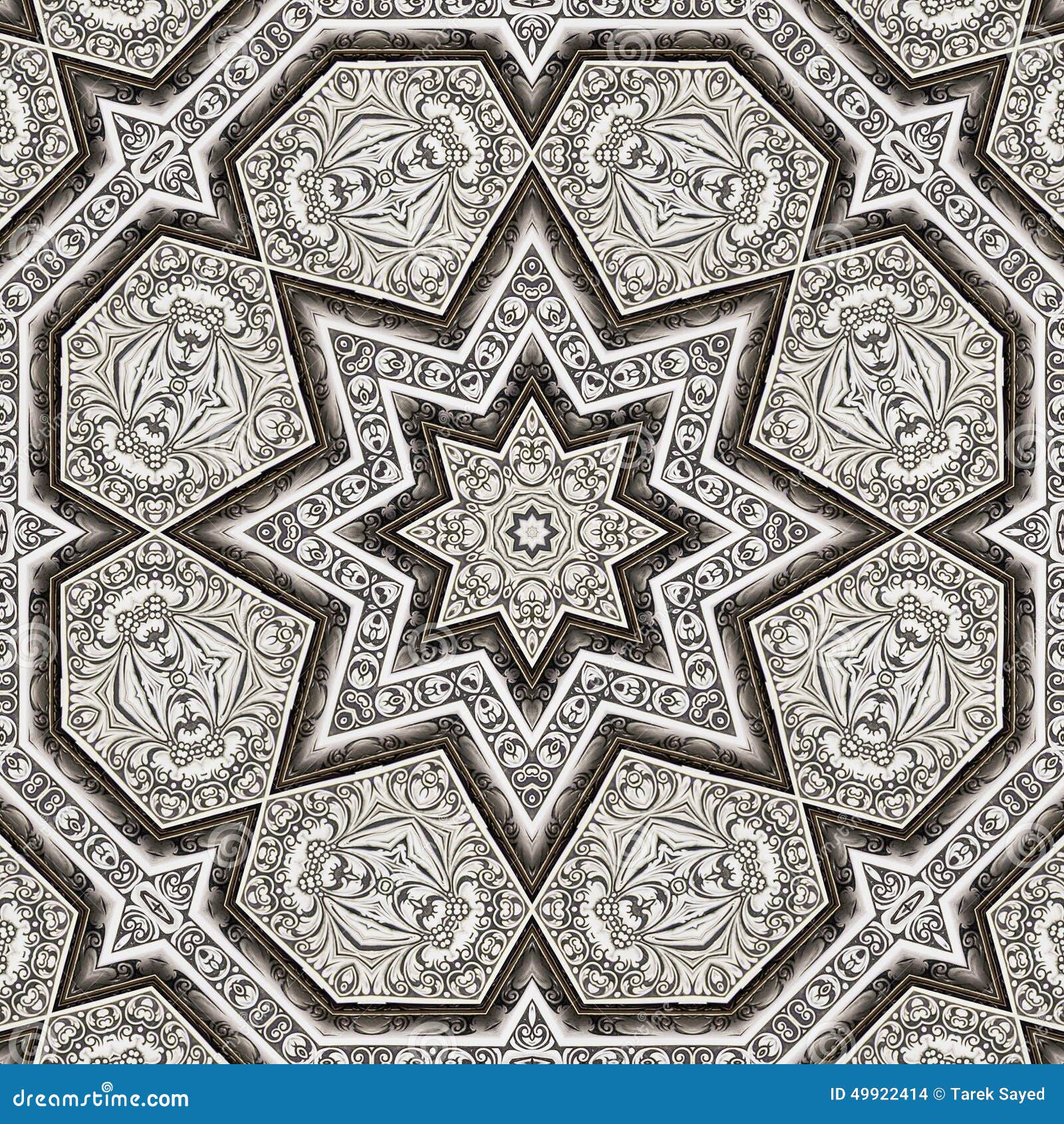 Arabesque Pattern Engraved Metal 001 Stock Photo - Image of arabesque ...