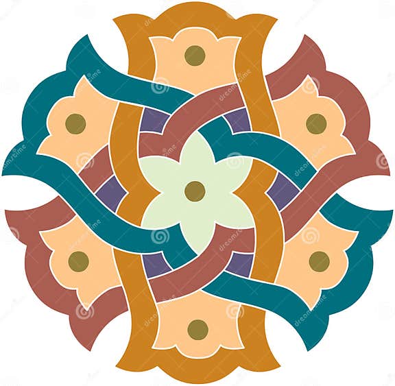 Arabesque seamless pattern stock vector. Illustration of mosaic - 38718131