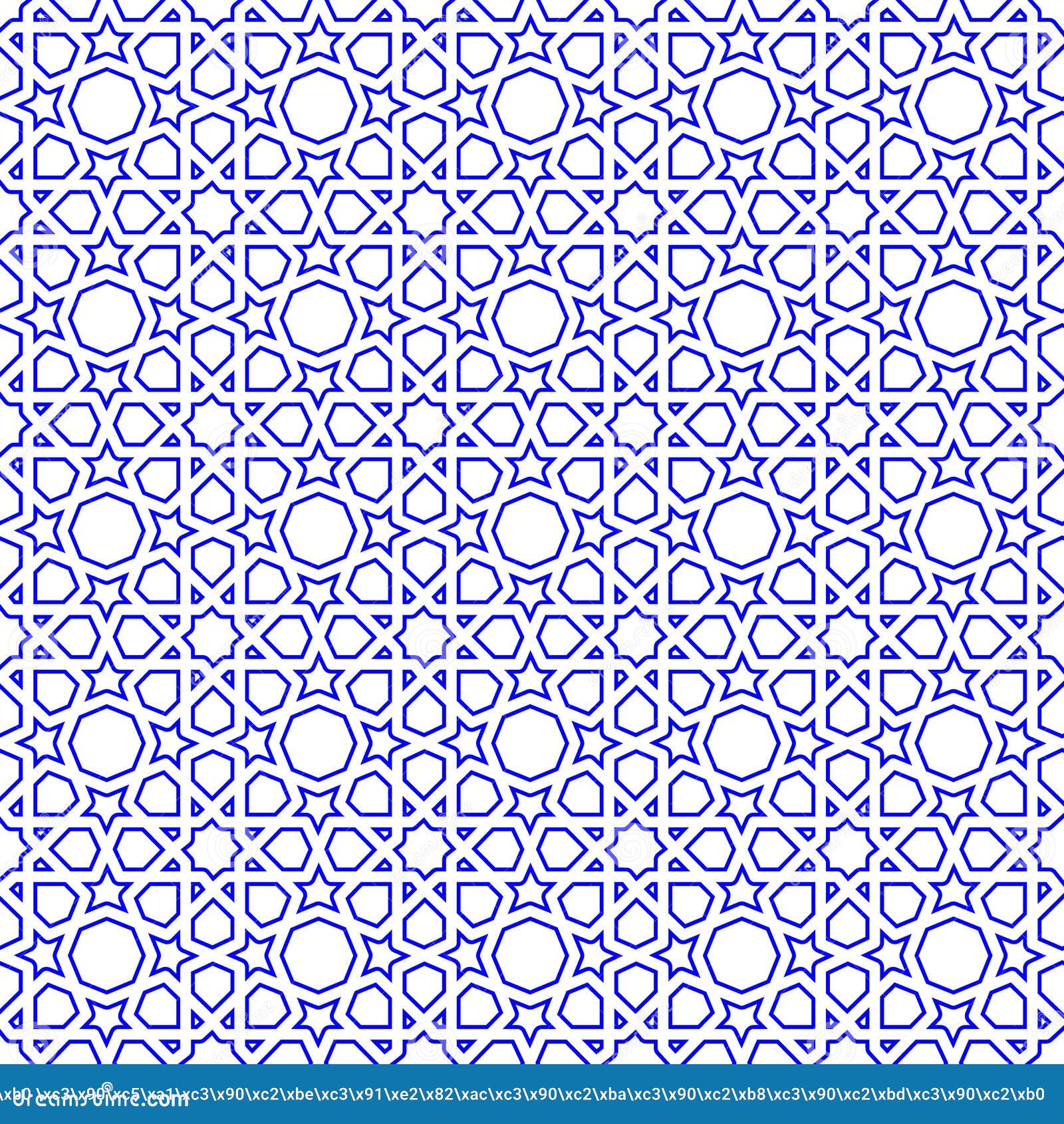 Arabesque Star Seamless Pattern. Stock Vector - Illustration of ramadan ...