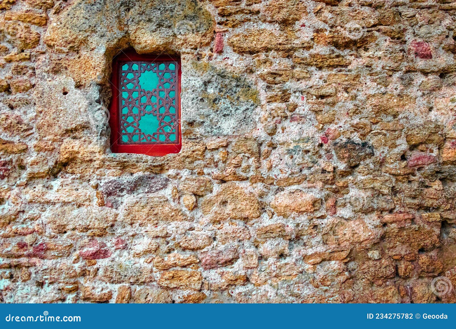 Arabesque Window stock photo. Image of medival, wood - 234275782