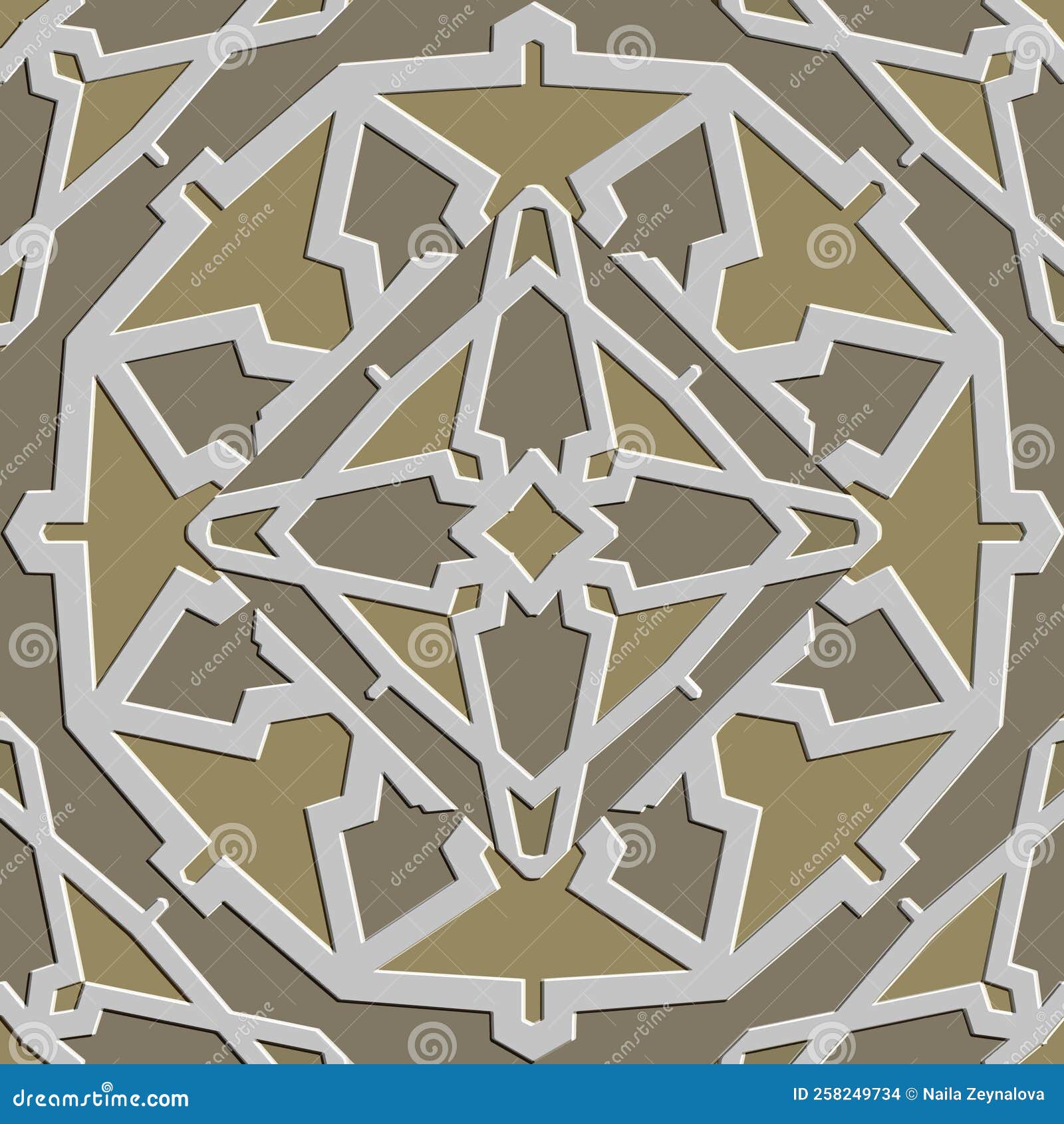 Islamic Arabian Background Design Cartoon Vector | CartoonDealer.com ...