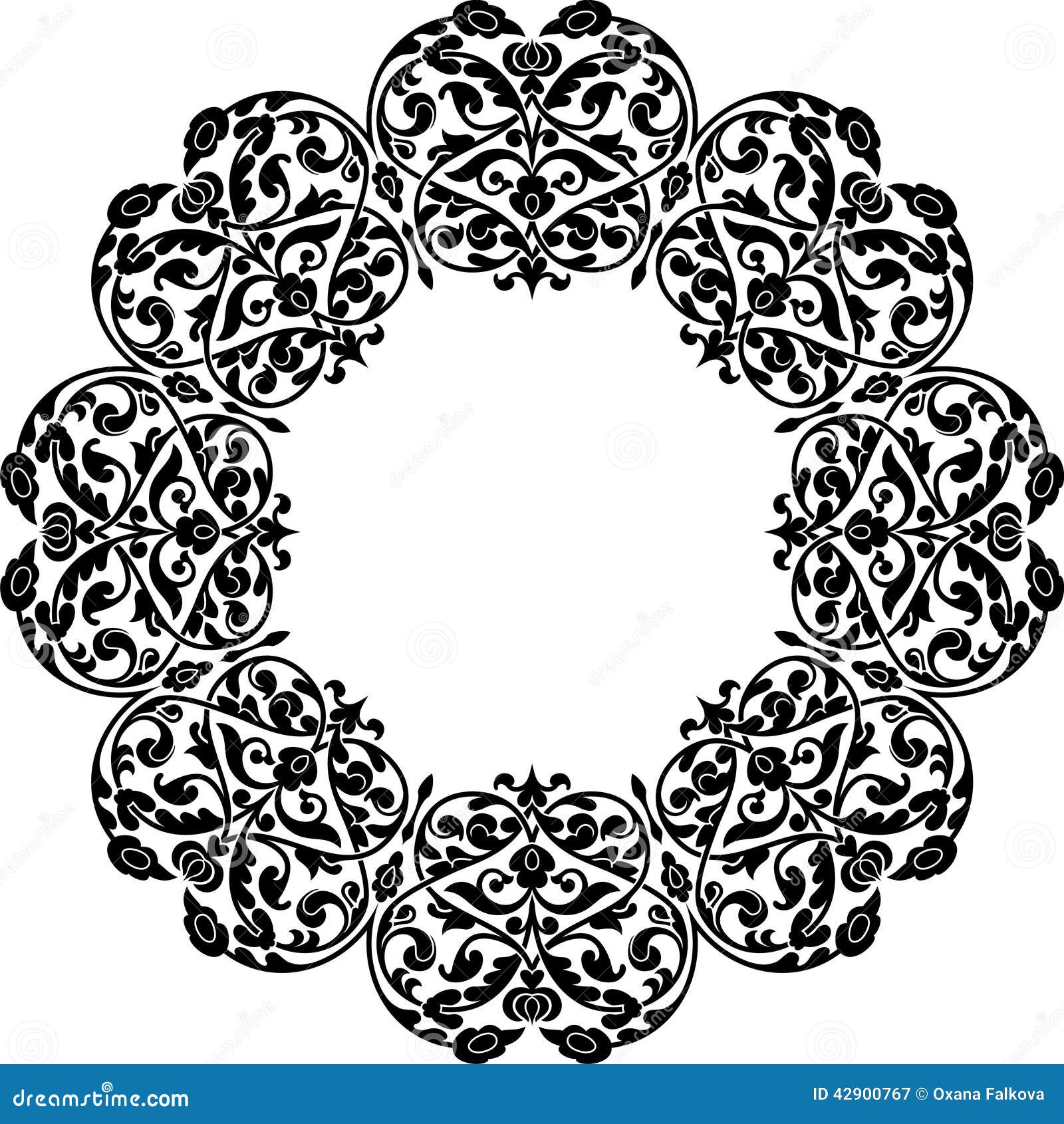 Arabesque stock vector. Illustration of motif, symbol - 42900767