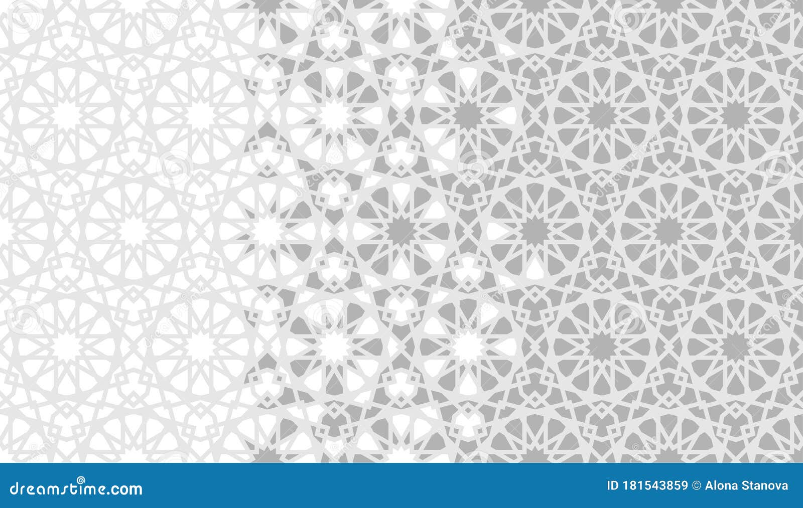 Arabesque Wallpaper, Background. Mosaic Seamless Vector Pattern Stock ...