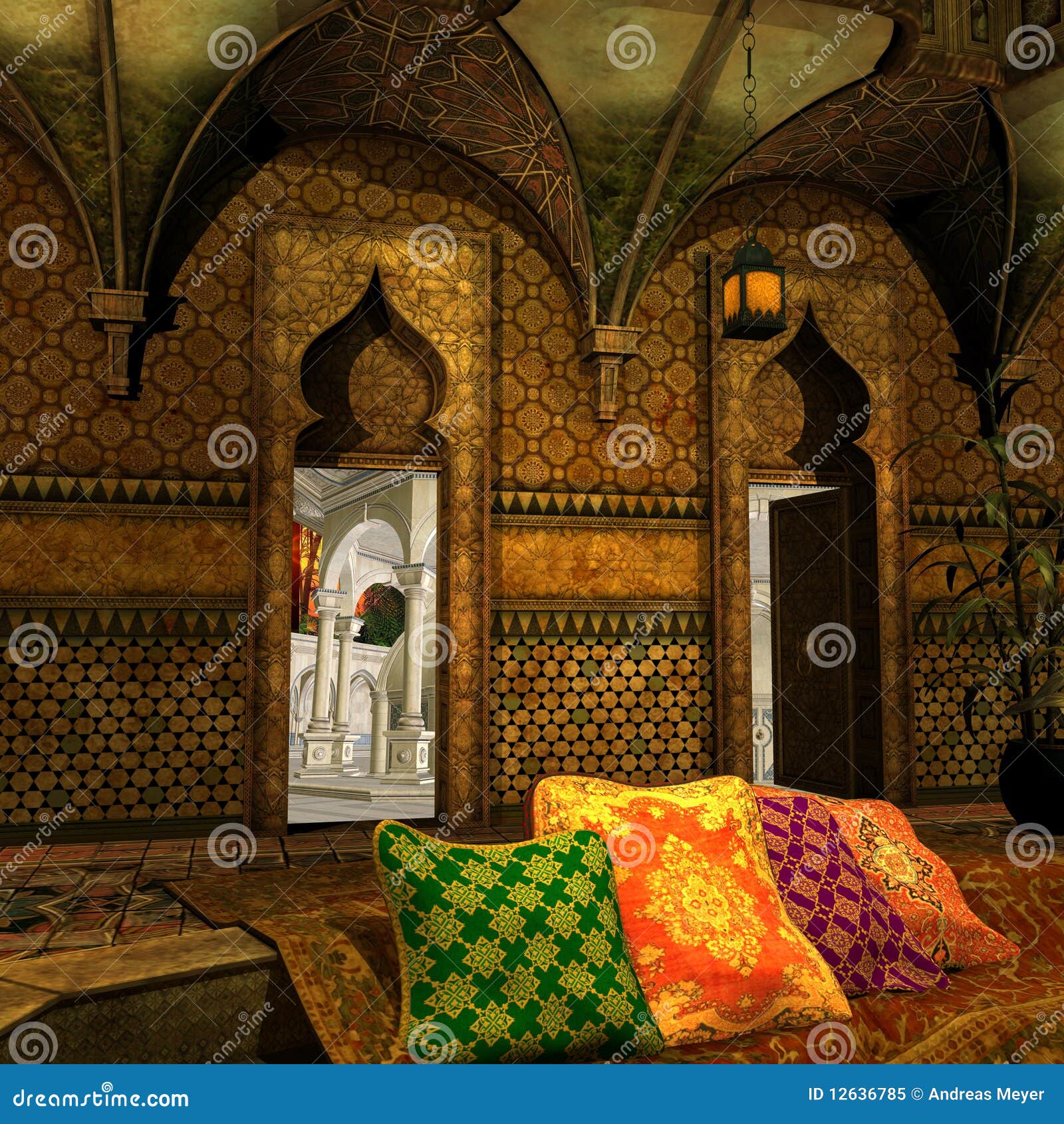 Arabian Palace Interior